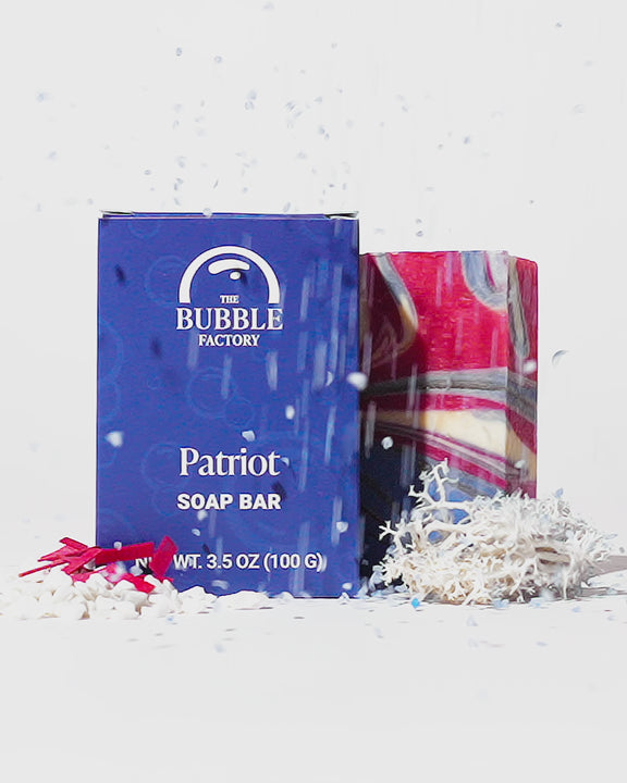Patriot Natural Soap Bar – The Bubble Factory